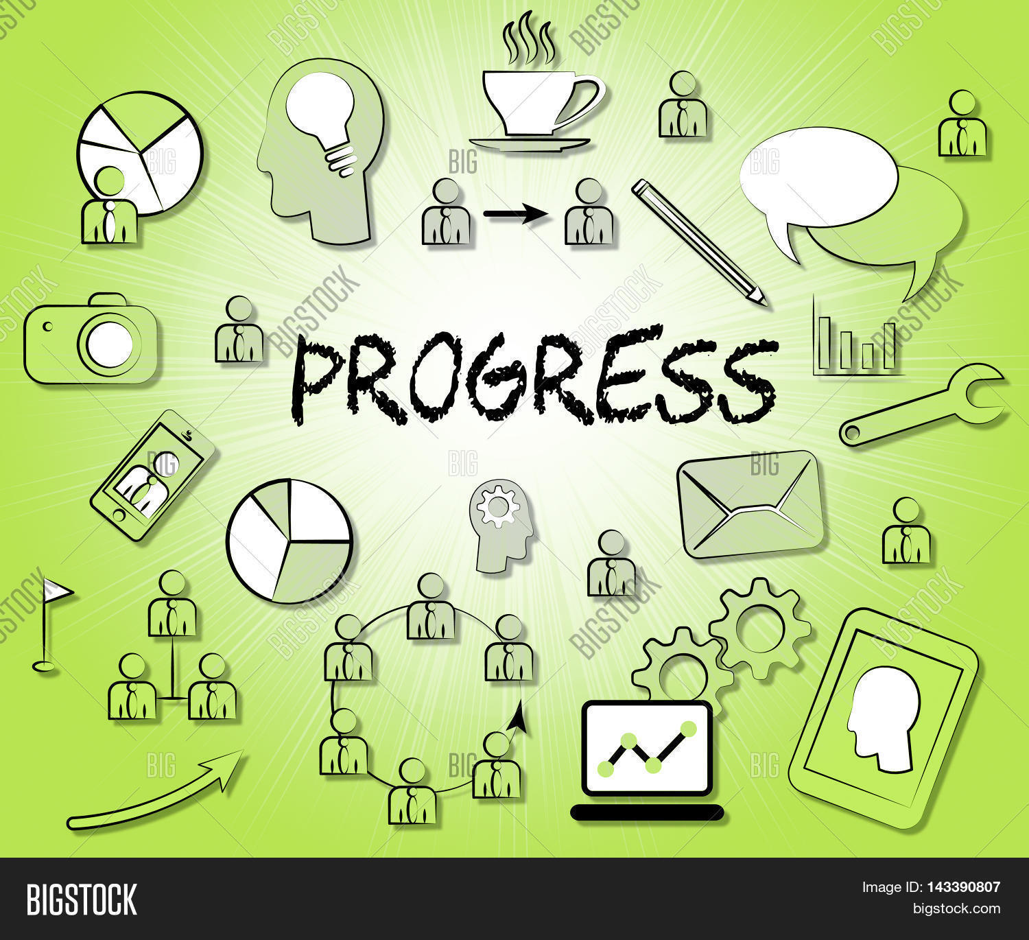 Progress Icons Show Image & Photo (Free Trial) | Bigstock