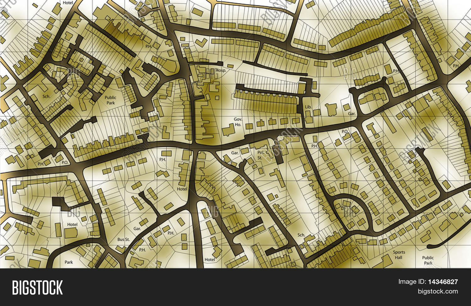 Illustrated Map Image & Photo (Free Trial) | Bigstock