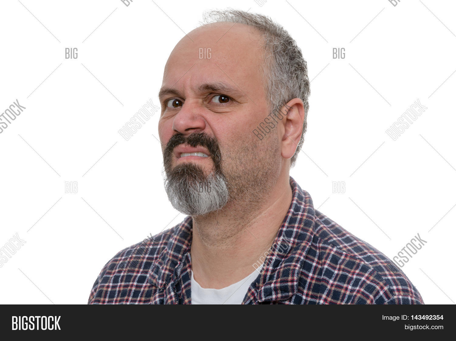 Angry Balding Man Image & Photo (Free Trial) | Bigstock