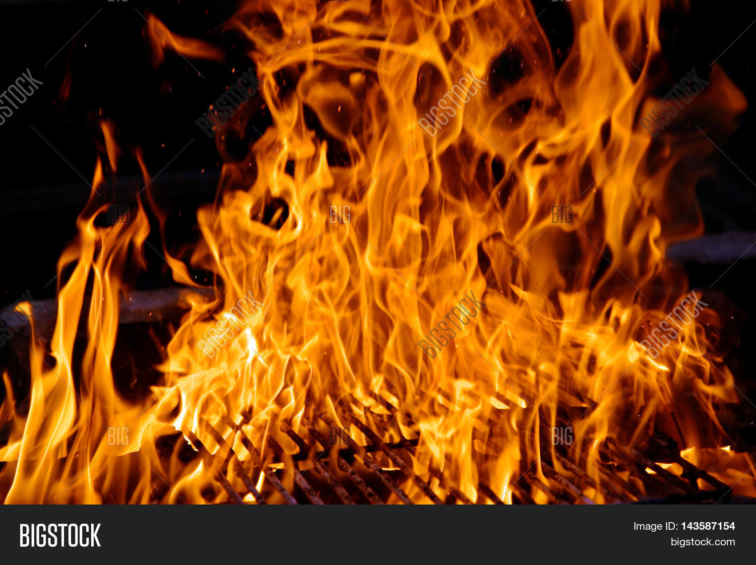 Camp Fire Burning Logs Image & Photo (Free Trial) | Bigstock