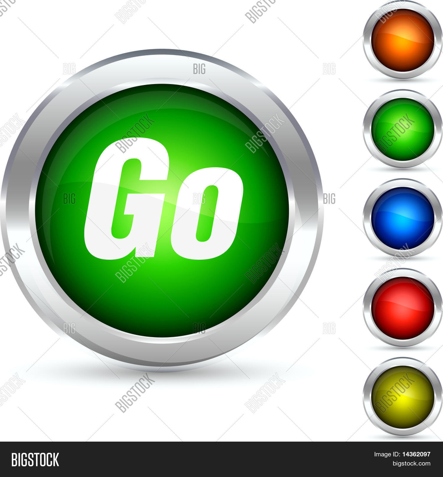 Go Detailed Button. Vector & Photo (Free Trial) | Bigstock