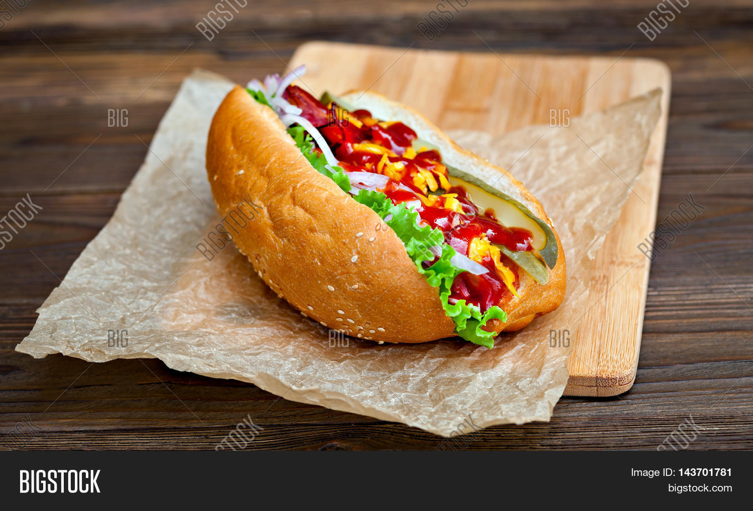 Big Tasty Hot Dog Image & Photo (Free Trial) | Bigstock