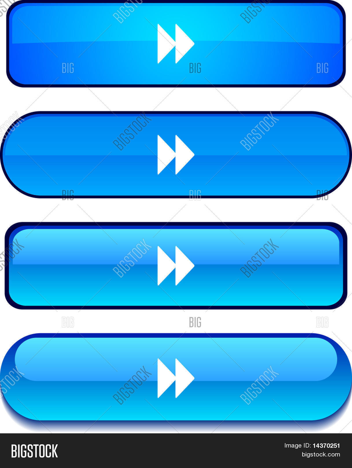 Forward Web Buttons. Vector & Photo (Free Trial) | Bigstock