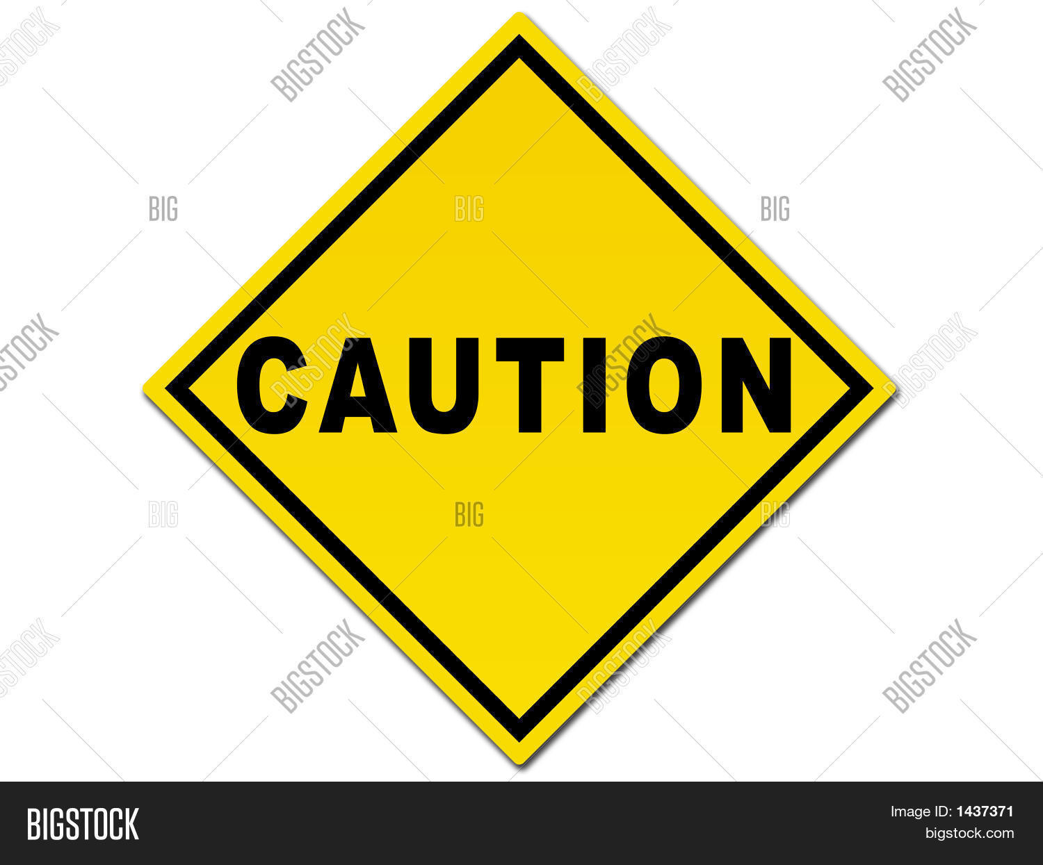 Caution Traffic Sign Image & Photo (Free Trial) | Bigstock