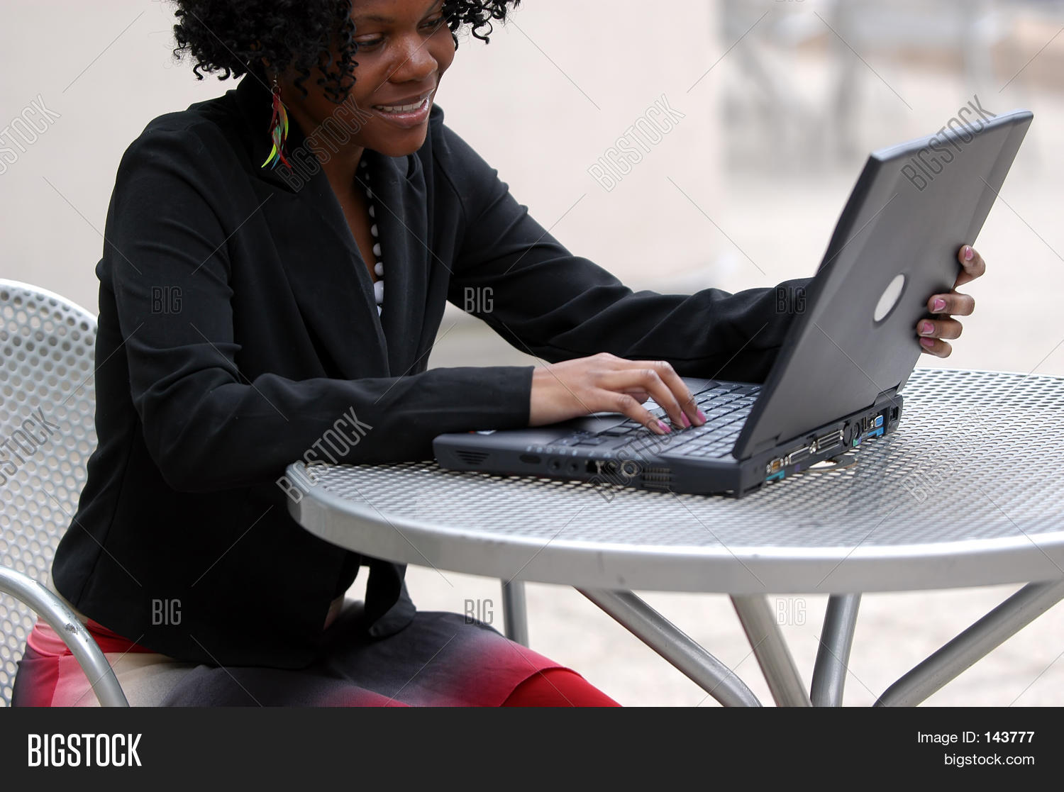 Woman Looking Computer Image & Photo (Free Trial) | Bigstock
