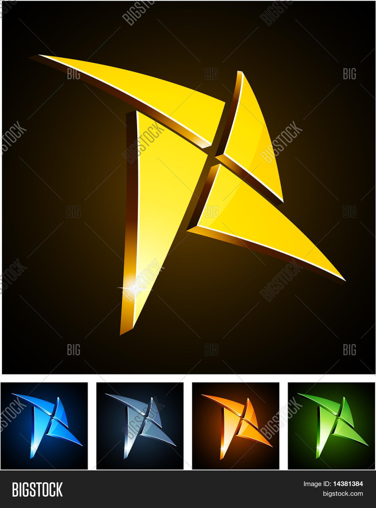 Star 3d Vector Icon Vector & Photo (Free Trial) | Bigstock