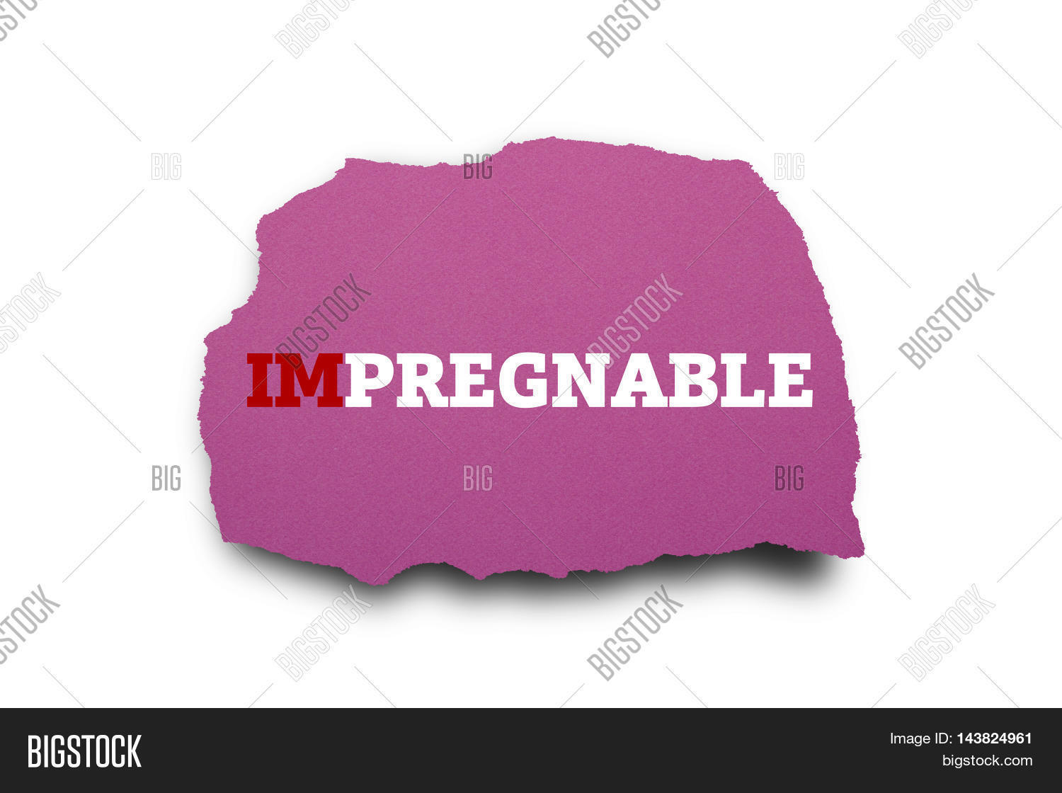 IMPREGNABLE Word Image & Photo (Free Trial) | Bigstock
