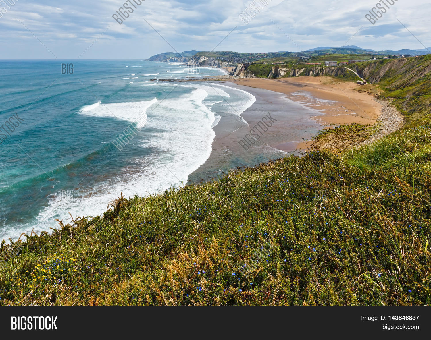 Beach Azkorri Image & Photo (Free Trial) | Bigstock