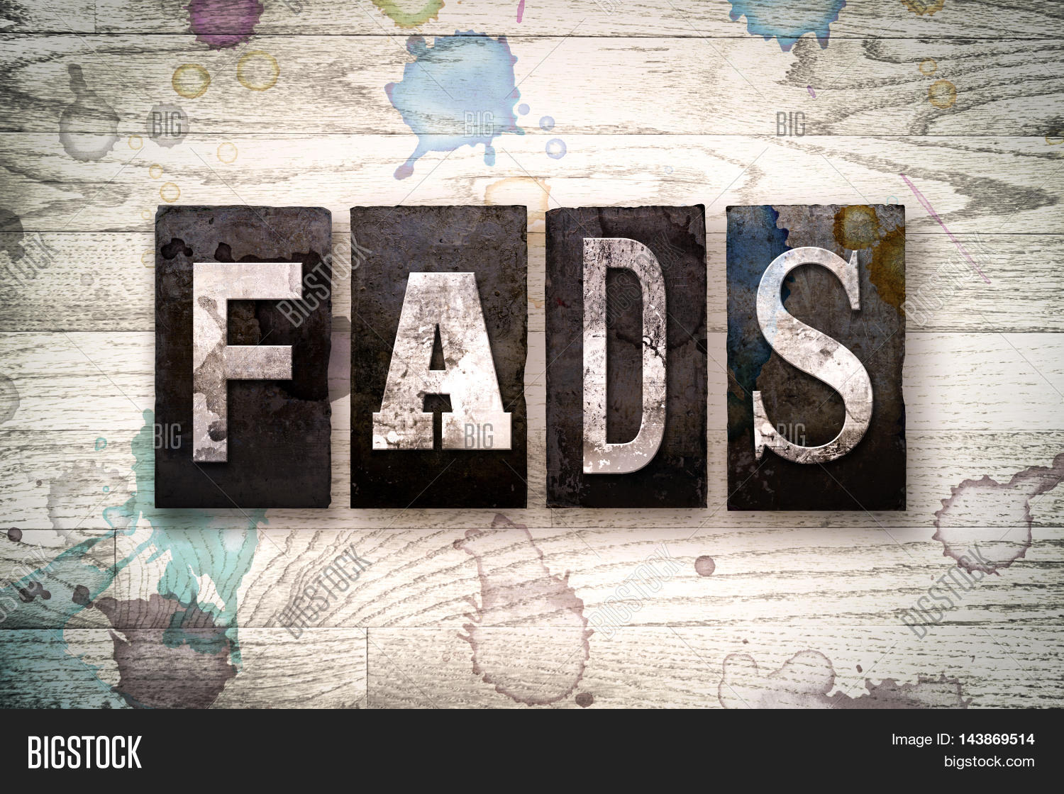 Fads Concept Metal Image & Photo (Free Trial) | Bigstock
