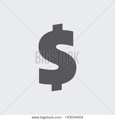 Dollar Sign Flat Icon Vector & Photo (Free Trial) | Bigstock