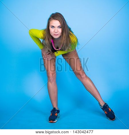Posing Sport Girl On Image & Photo (Free Trial) | Bigstock