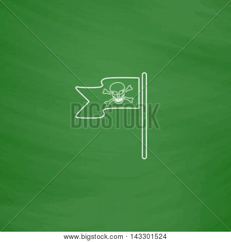 Jolly Roger Outline Vector & Photo (Free Trial) | Bigstock
