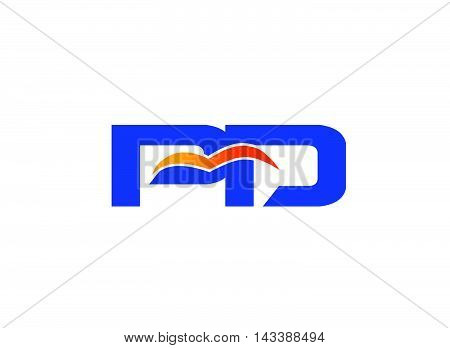 Letter P D Logo. PD Vector & Photo (Free Trial) | Bigstock