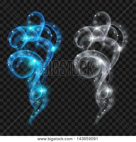 Winter Ice Swirl Lights Background Images, Illustrations & Vectors ...