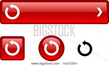 Refresh Web Buttons. Vector & Photo (Free Trial) | Bigstock