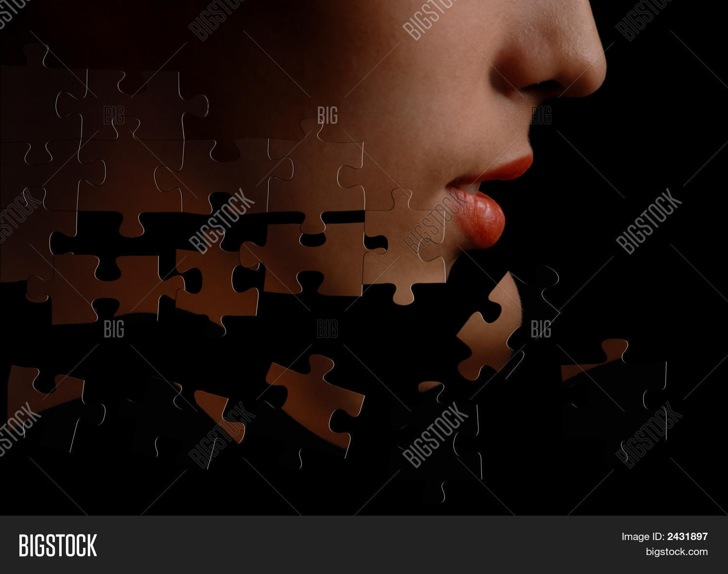 Puzzle-Face Image & Photo (Free Trial) | Bigstock