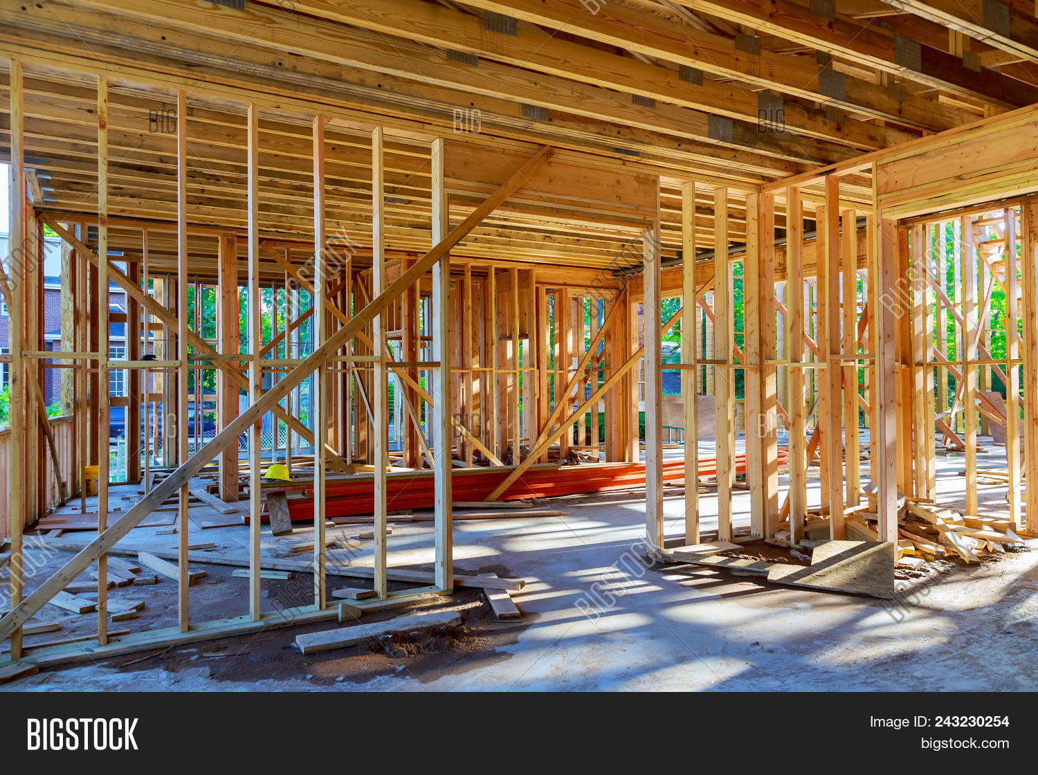 Wood Building Frame Image & Photo (Free Trial) | Bigstock