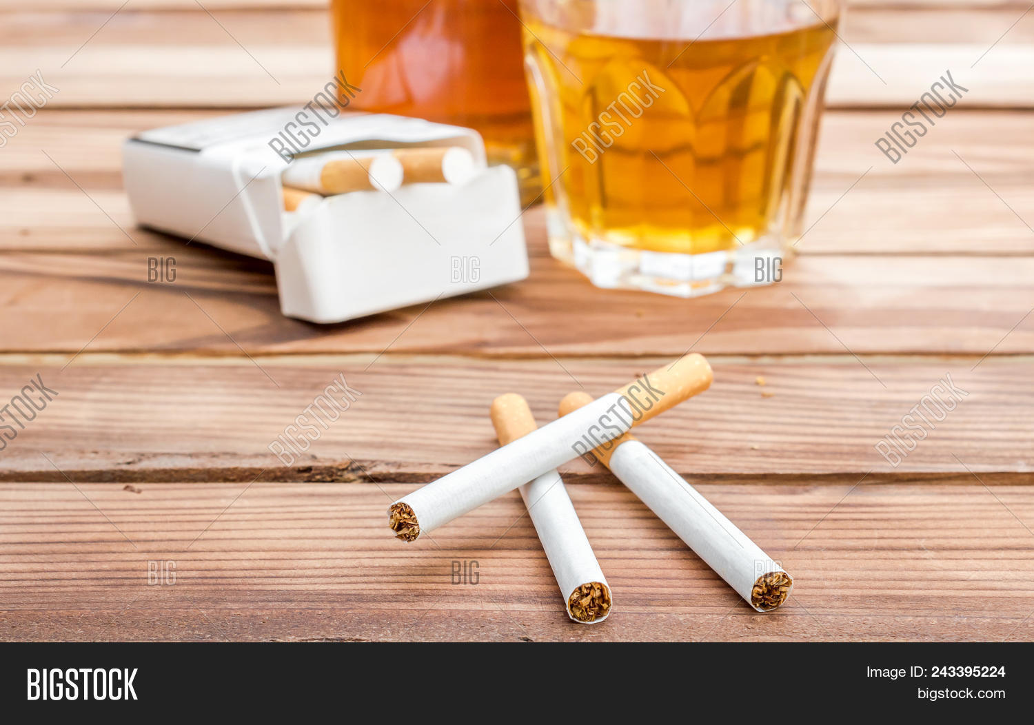 Cigarettes Alcohol Image & Photo (Free Trial) | Bigstock