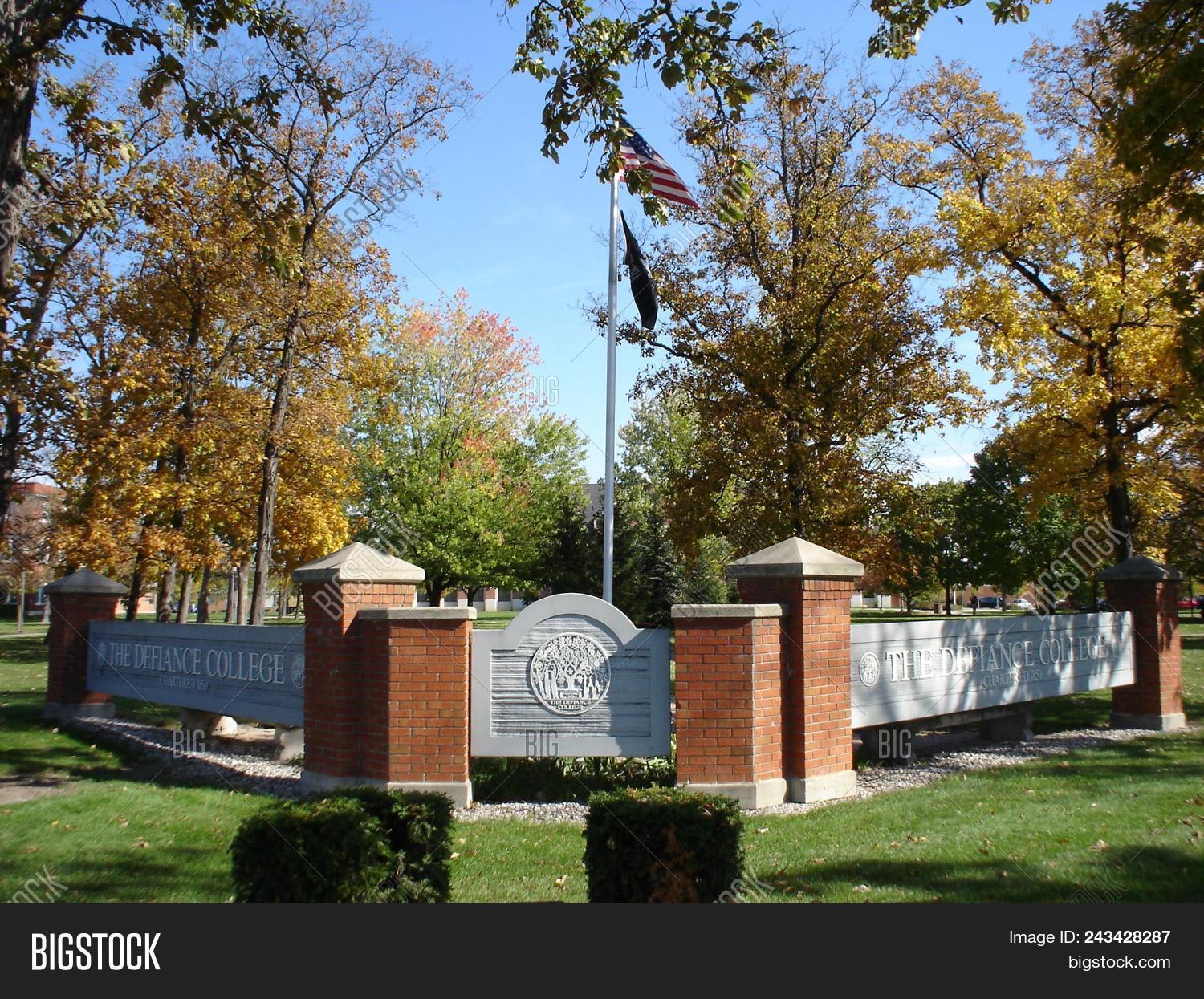 Defiance College Sign Image & Photo (Free Trial) | Bigstock