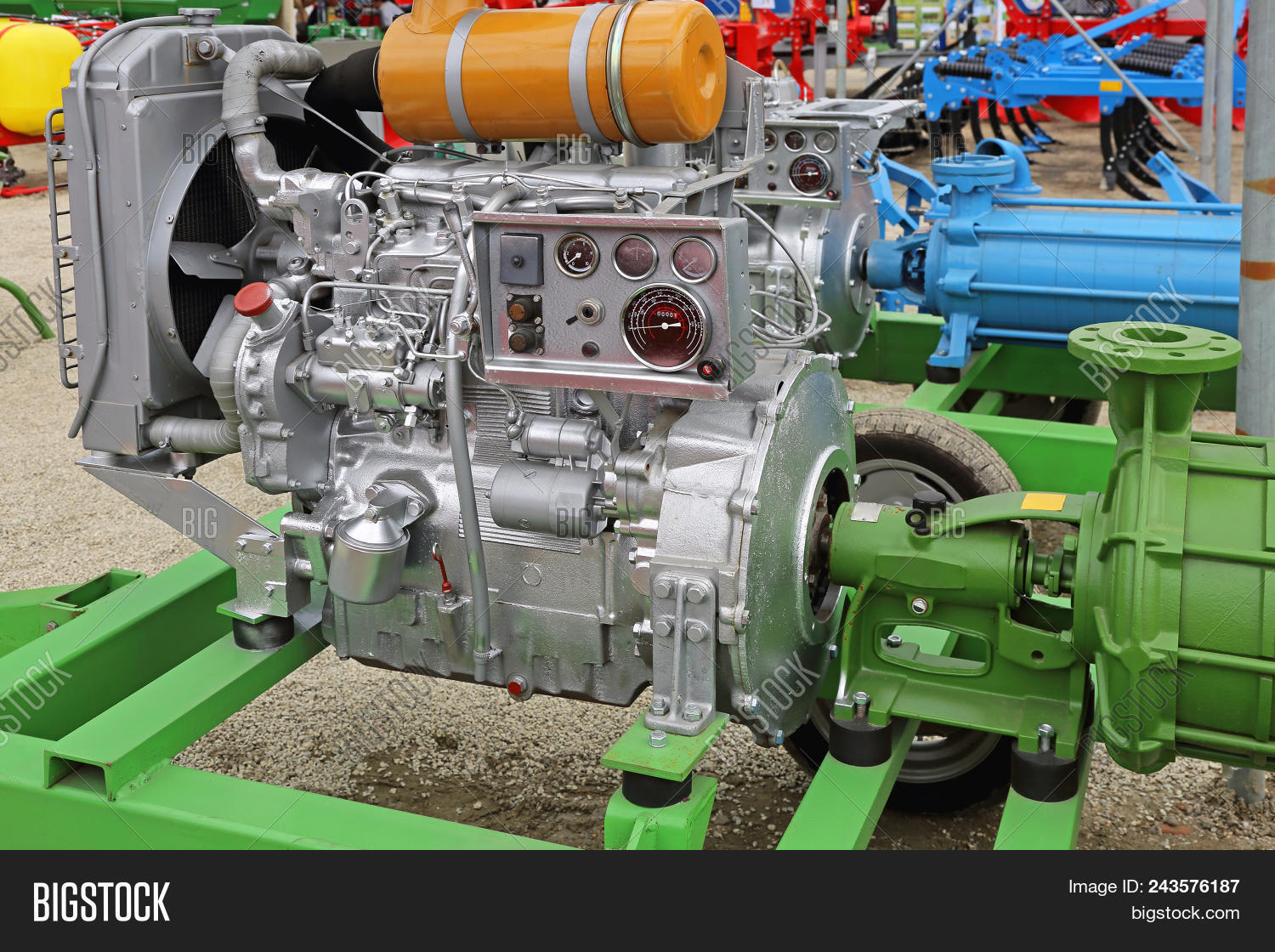 Powerful Diesel Engine Image & Photo (Free Trial) | Bigstock