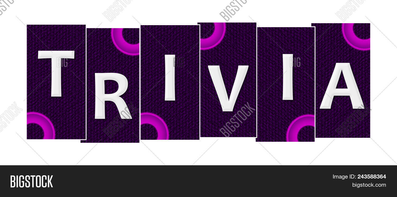 Trivia Text Written Image & Photo (Free Trial) | Bigstock
