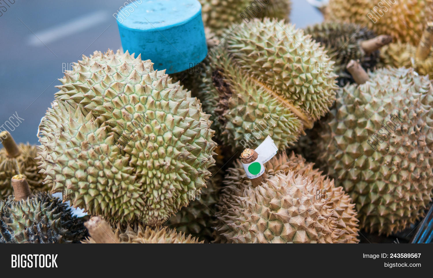 Durians Asian Market Image & Photo (Free Trial) | Bigstock