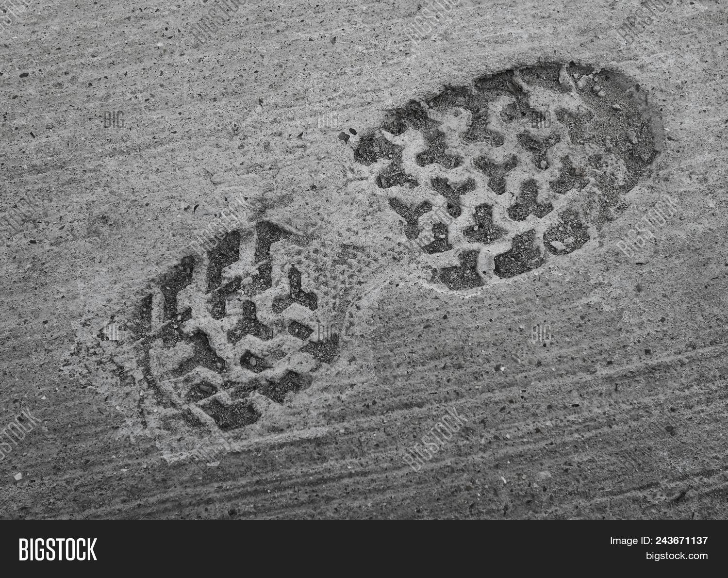 Foot Print Tread Image & Photo (Free Trial) | Bigstock