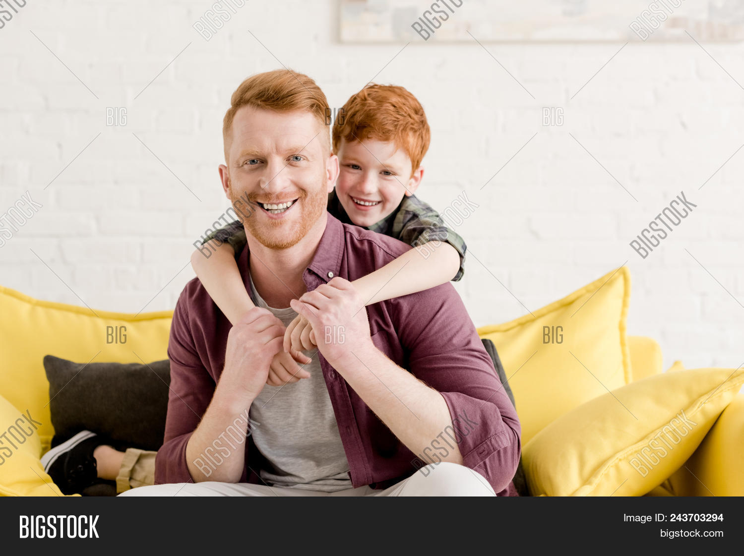 Happy Redhead Father Image & Photo (Free Trial) | Bigstock
