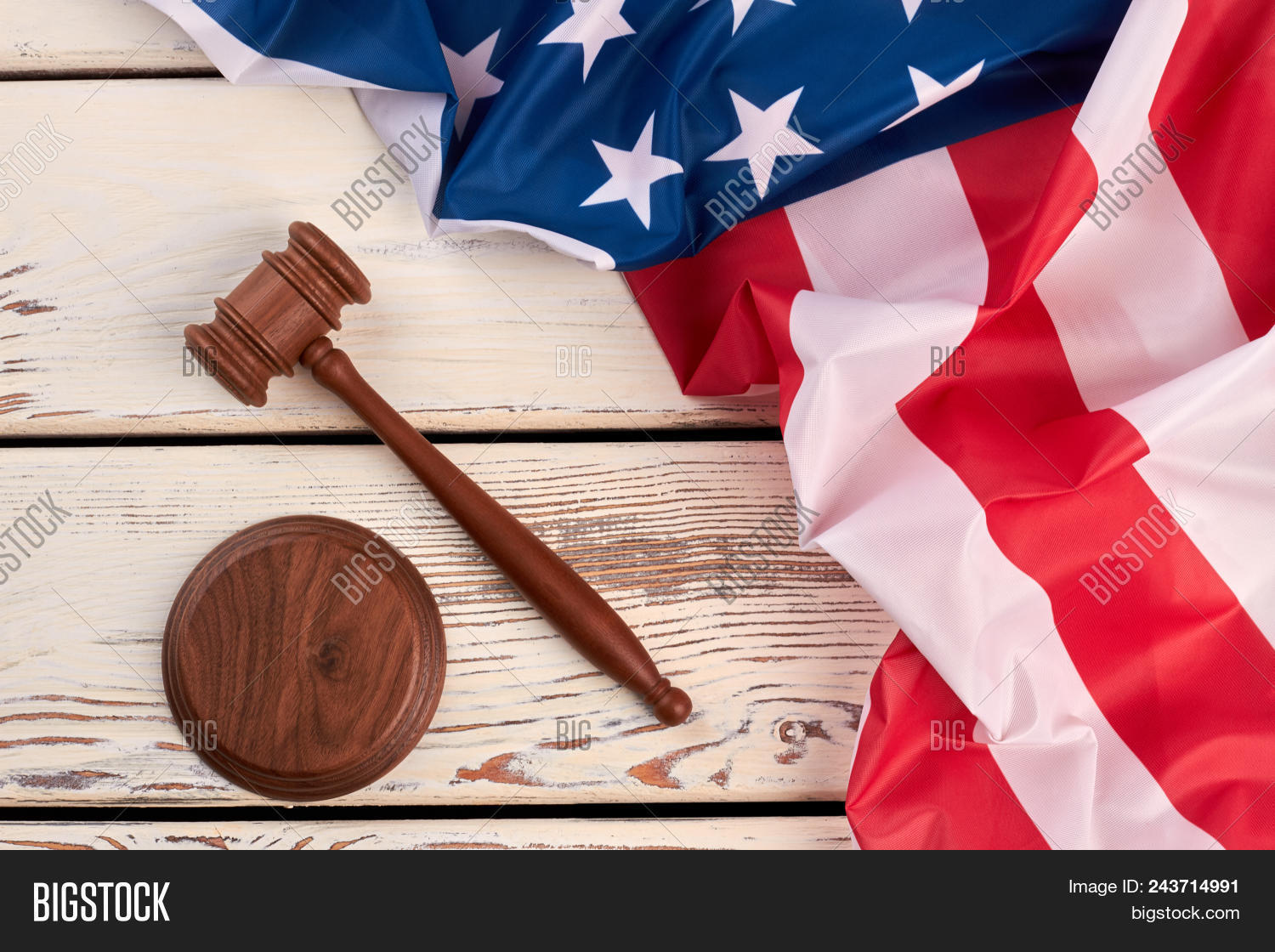 Wooden Gavel Usa Flag Image & Photo (Free Trial) | Bigstock