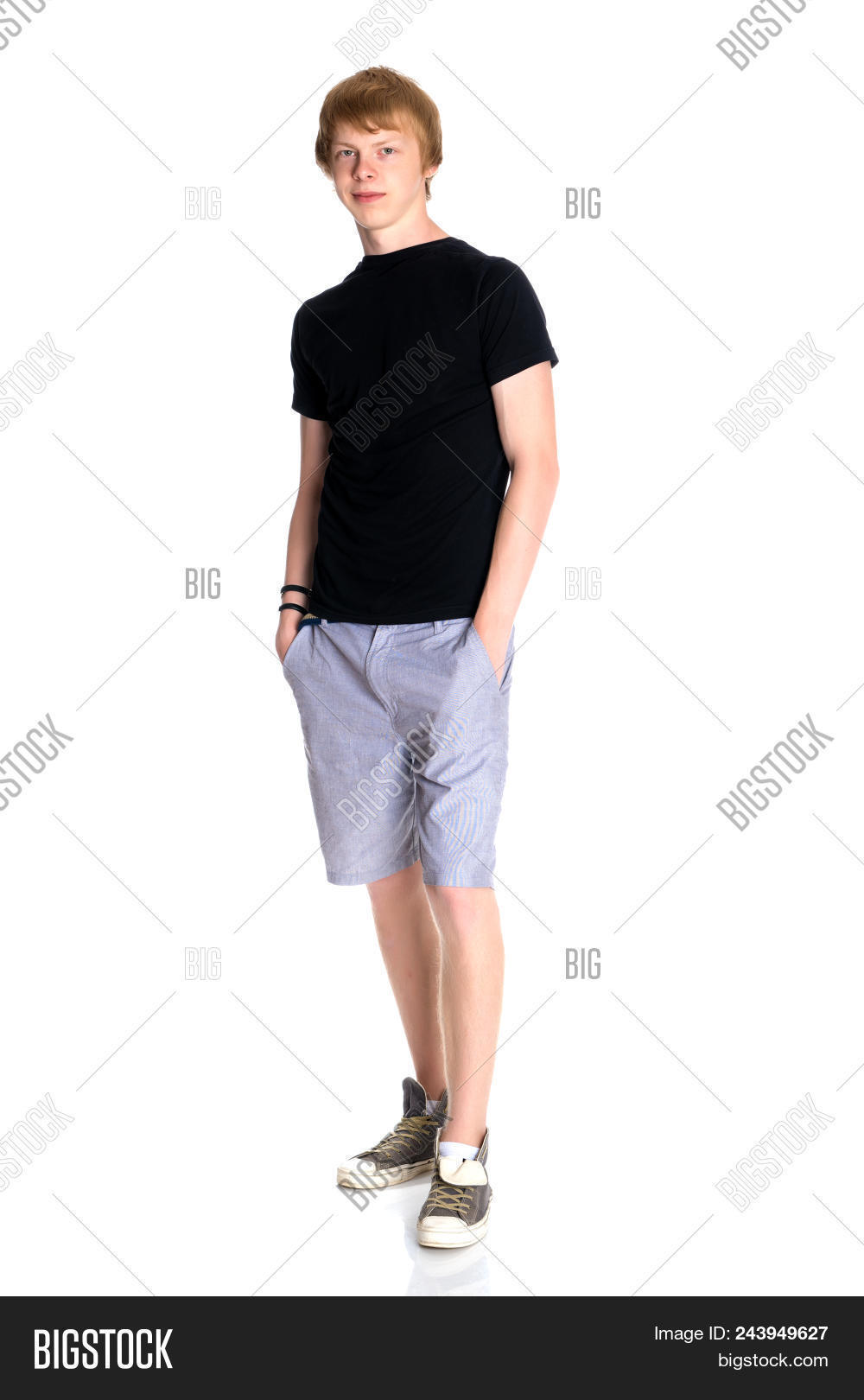 Young Lean Guy Red Image & Photo (Free Trial) | Bigstock