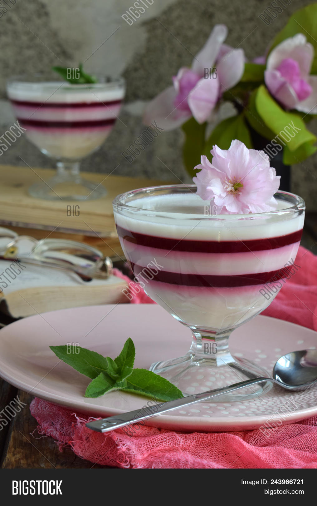 Panna Cotta. Layered Image & Photo (Free Trial) | Bigstock