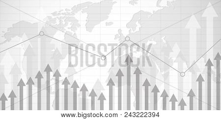 Economic Graph Vector & Photo (Free Trial) | Bigstock