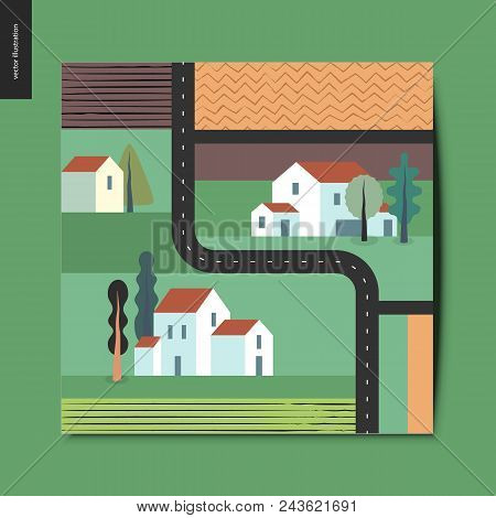 Valley Town Cartoon Images, Illustrations & Vectors (Free) - Bigstock