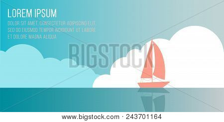 Floating Boat Vector Vector & Photo (Free Trial) | Bigstock