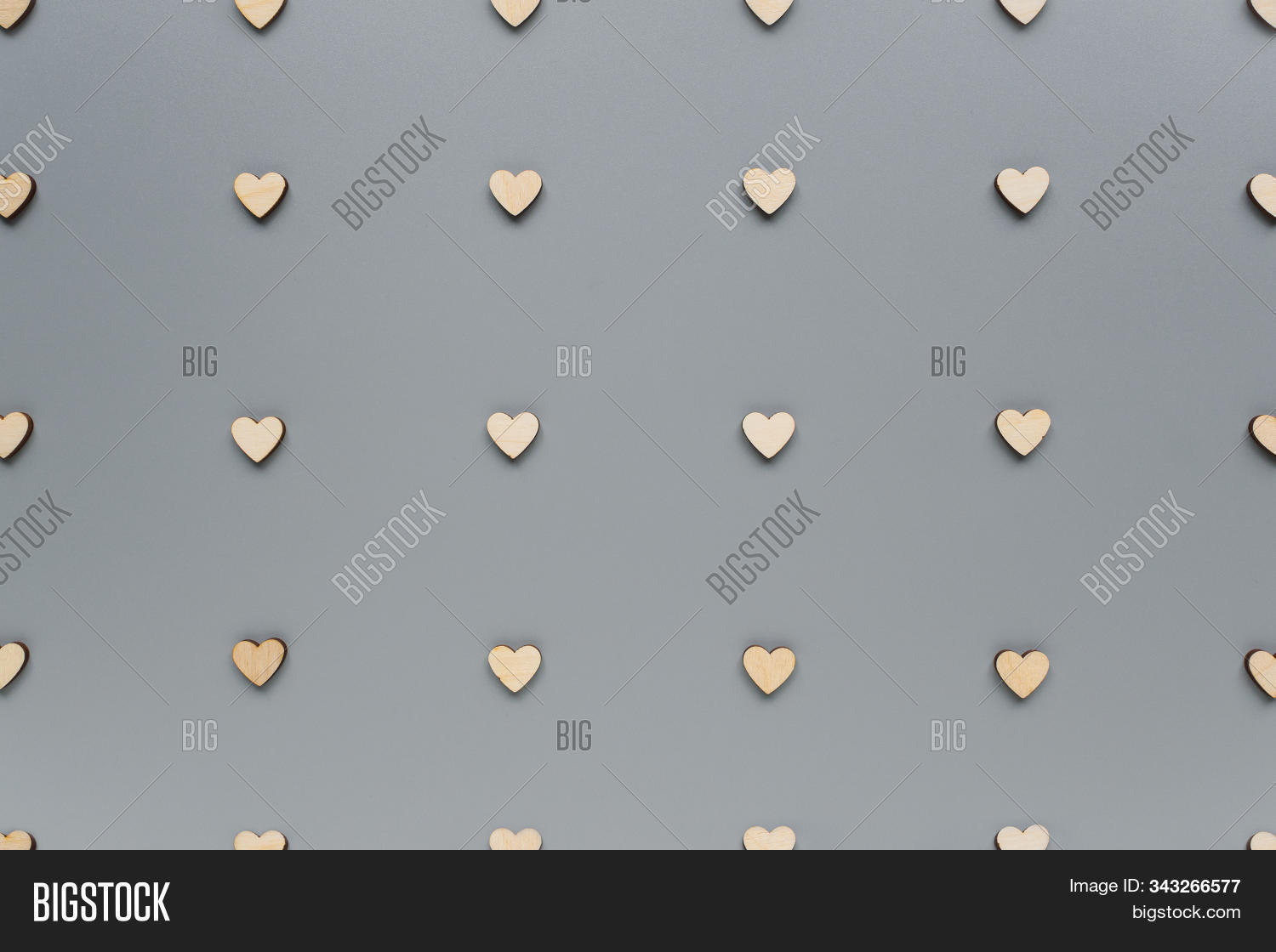 Small Hearts On Gray Image & Photo (Free Trial) | Bigstock