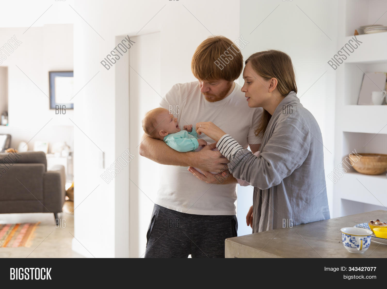 Concerned New Parents Image & Photo (Free Trial) | Bigstock