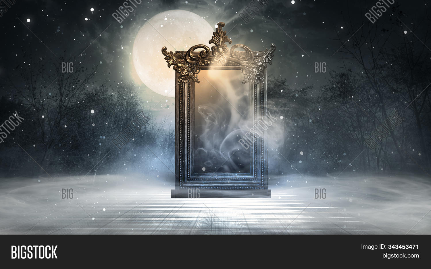 Dark Night Magic Scene Image & Photo (Free Trial) | Bigstock