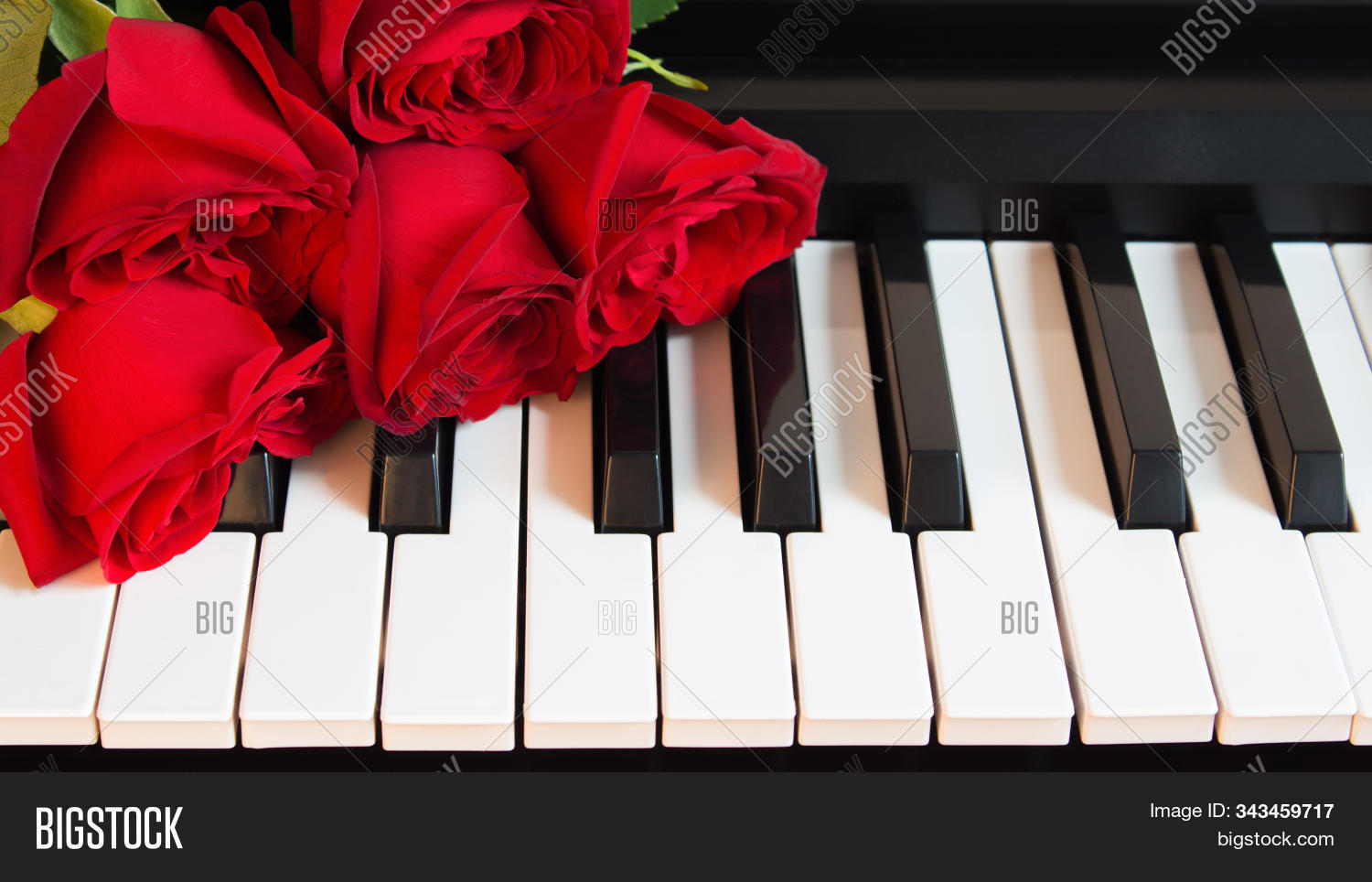 Bouquet Red Roses On Image & Photo (Free Trial) | Bigstock