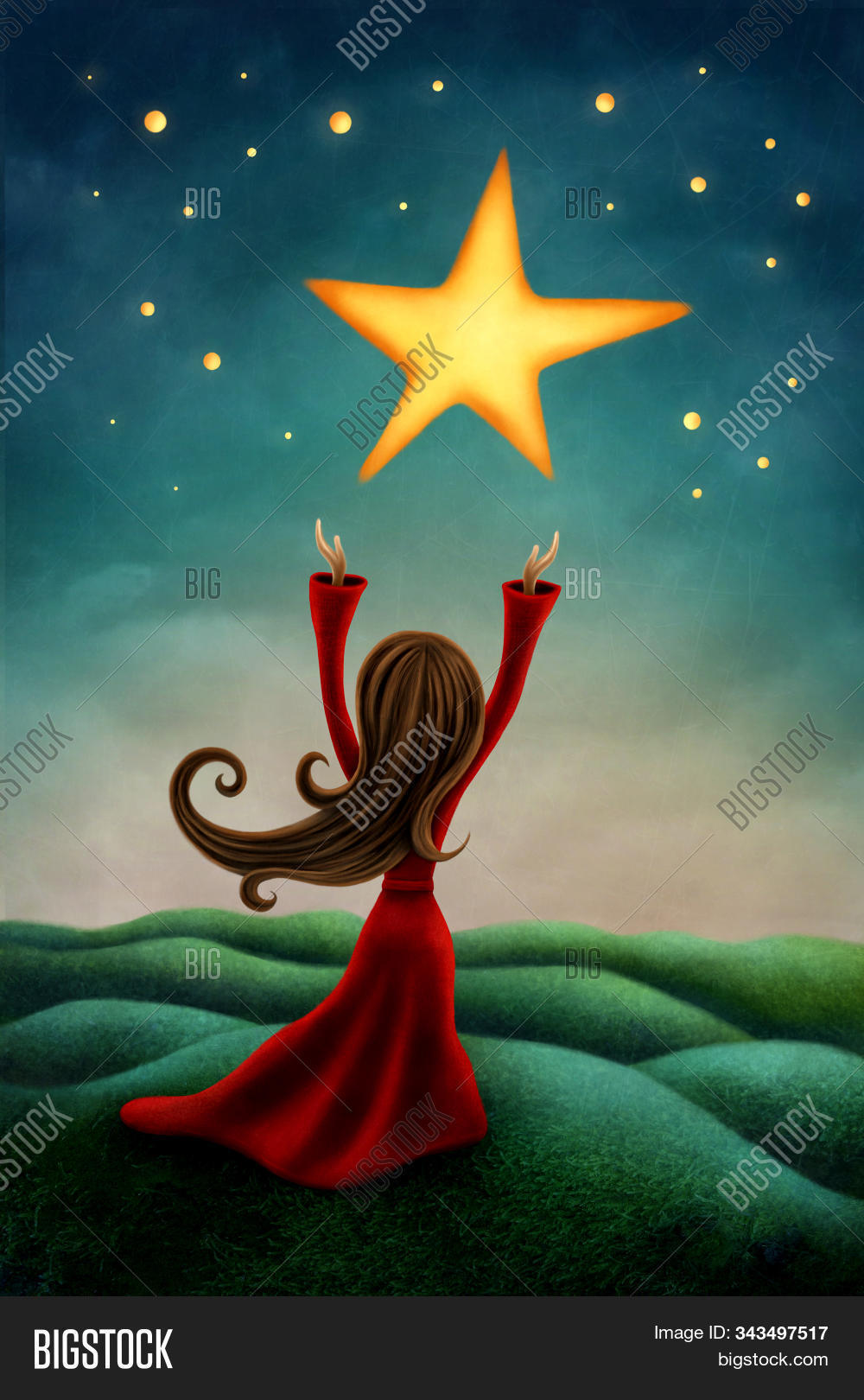 Illustration Girl Image & Photo (Free Trial) | Bigstock