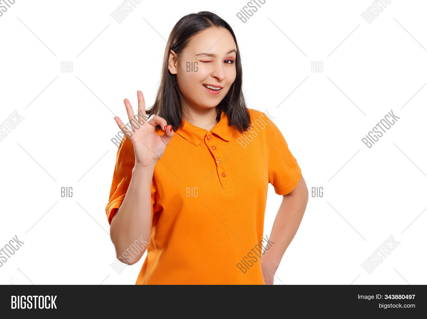 Girl Woman Bright Polo Image & Photo (Free Trial) | Bigstock
