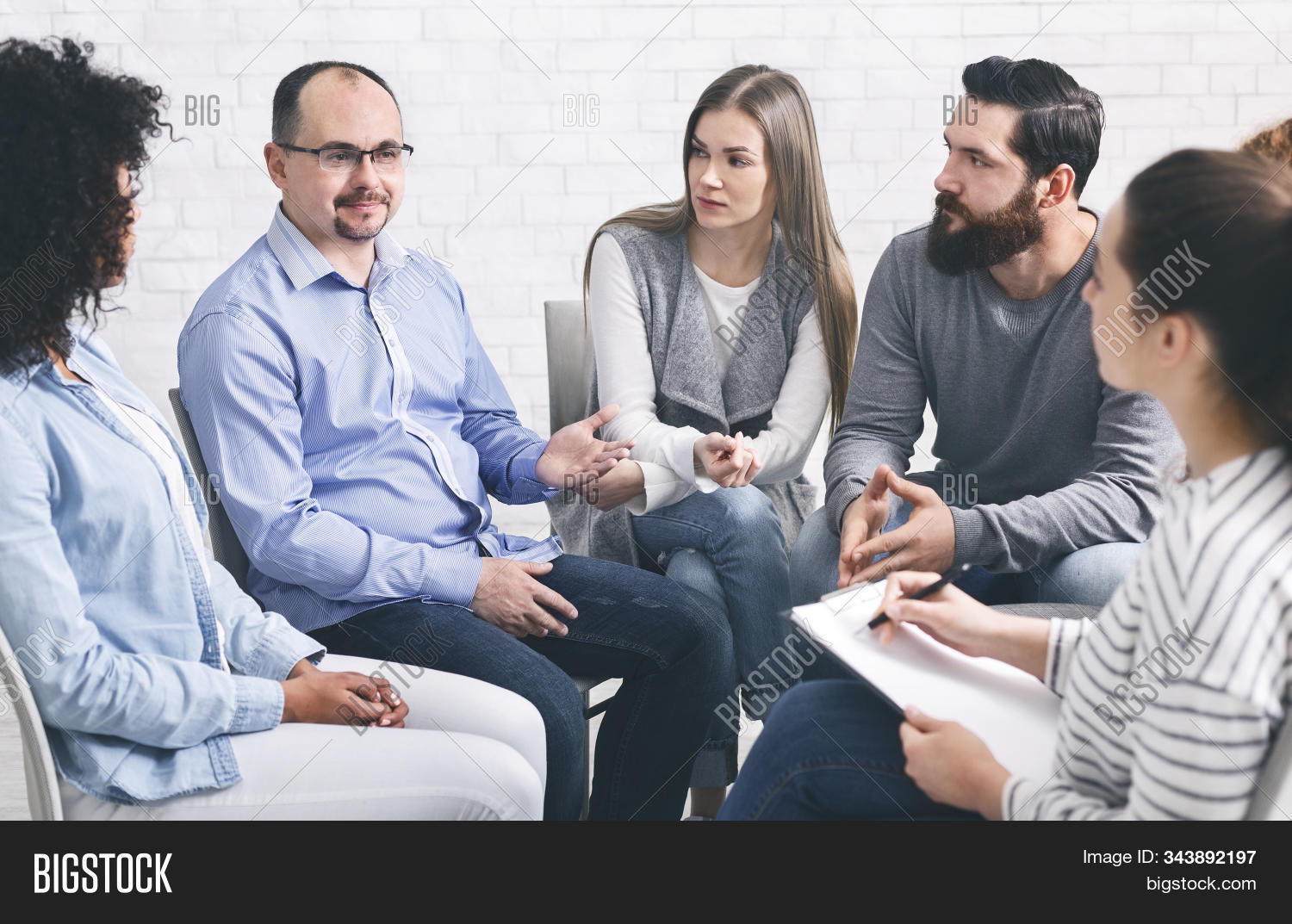 Group Psychotherapy. Image & Photo (Free Trial) | Bigstock