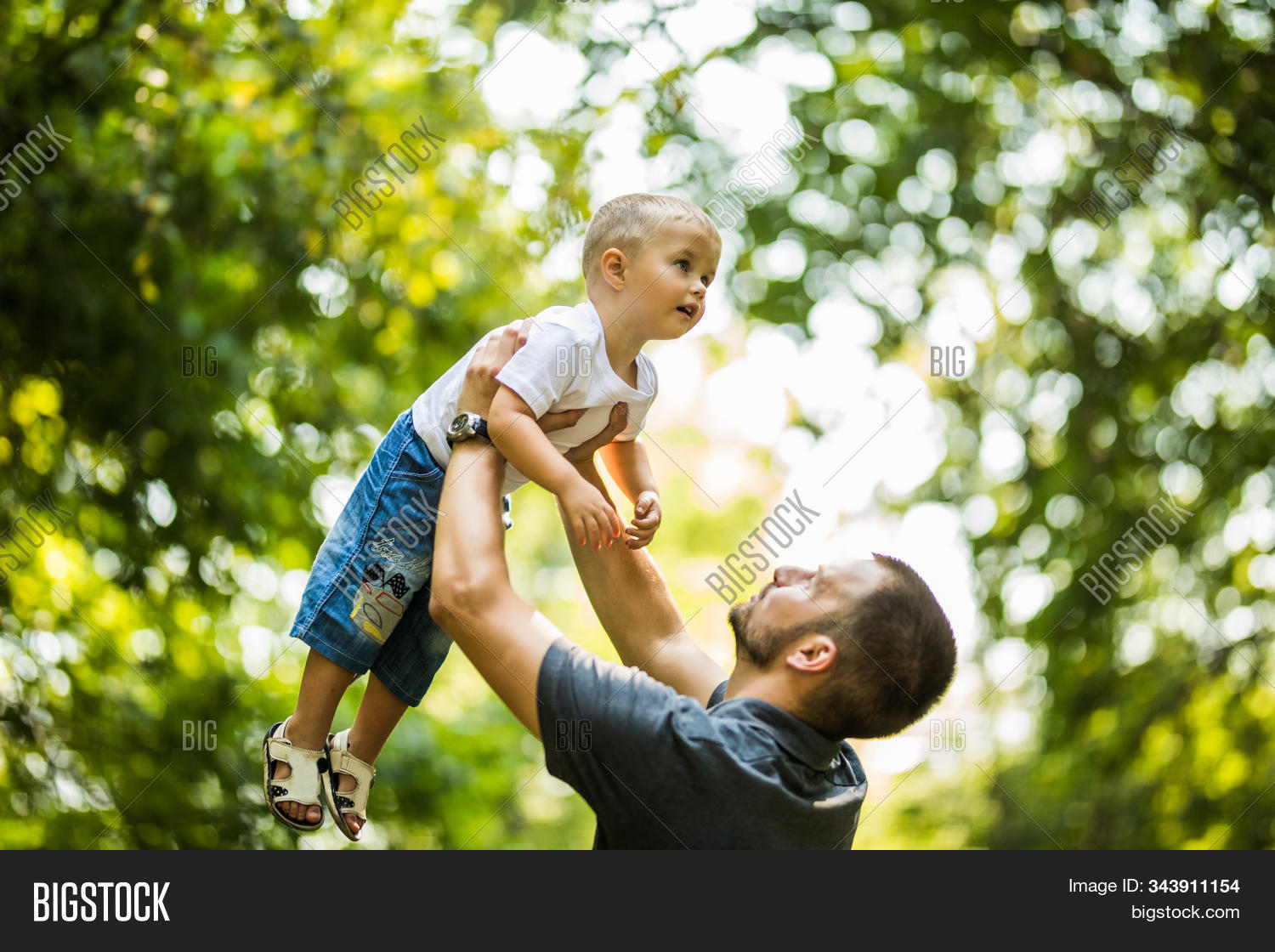 Happy Father Son Image & Photo (Free Trial) | Bigstock