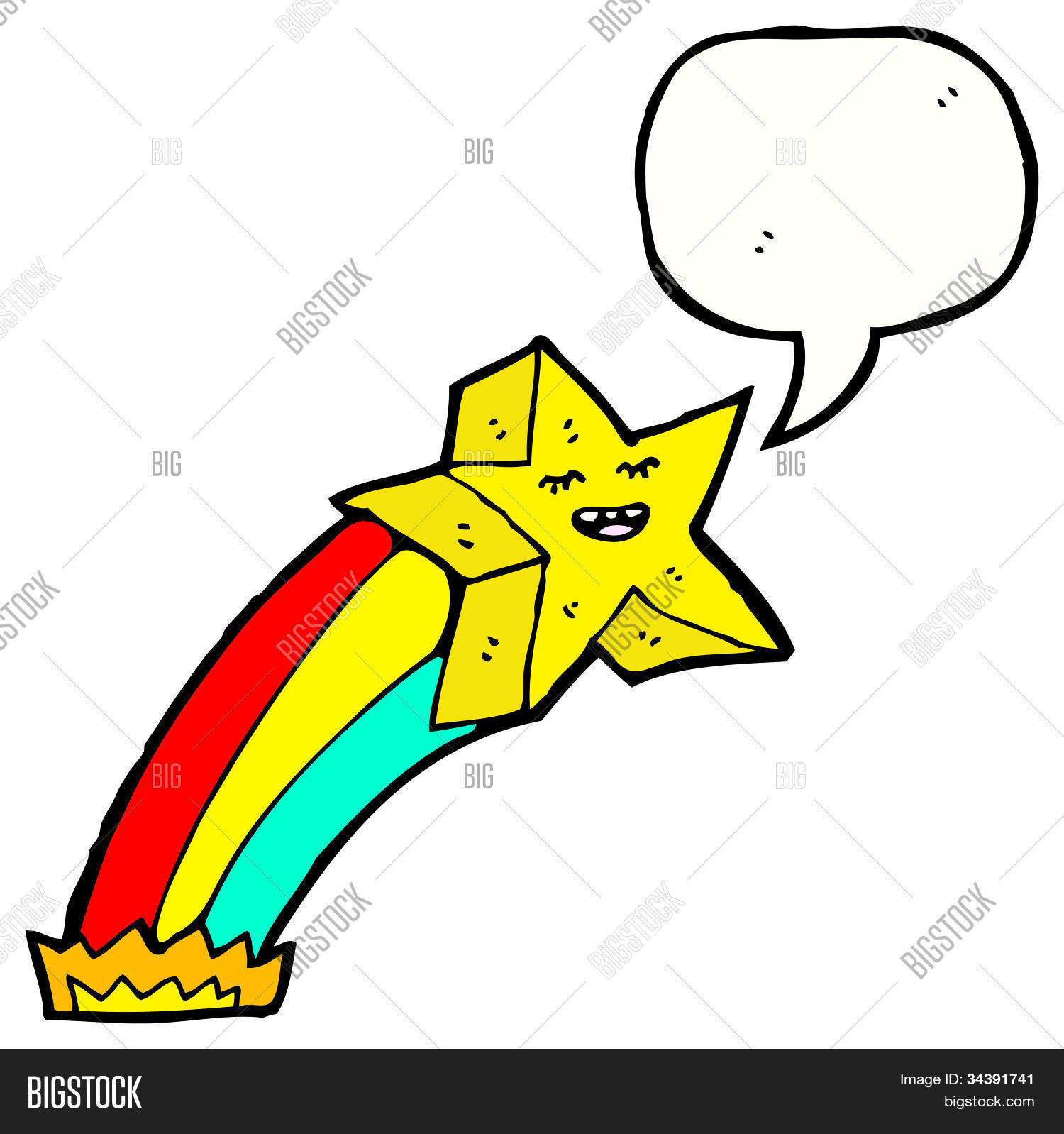 Retro Shooting Star Image & Photo (Free Trial) | Bigstock