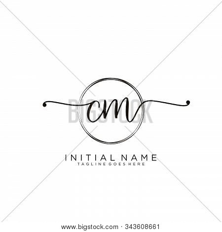 Cm Initial Vector & Photo (Free Trial) | Bigstock
