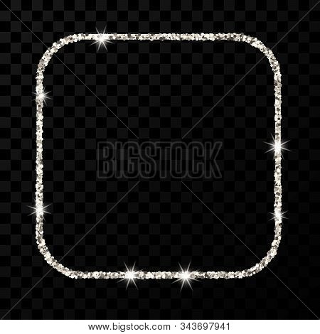 Silver Glitter Frame Vector & Photo (Free Trial) | Bigstock