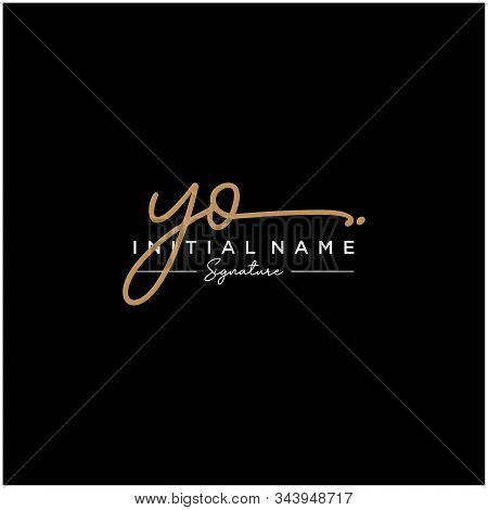 Letter Initial Yo Vector & Photo (Free Trial) | Bigstock
