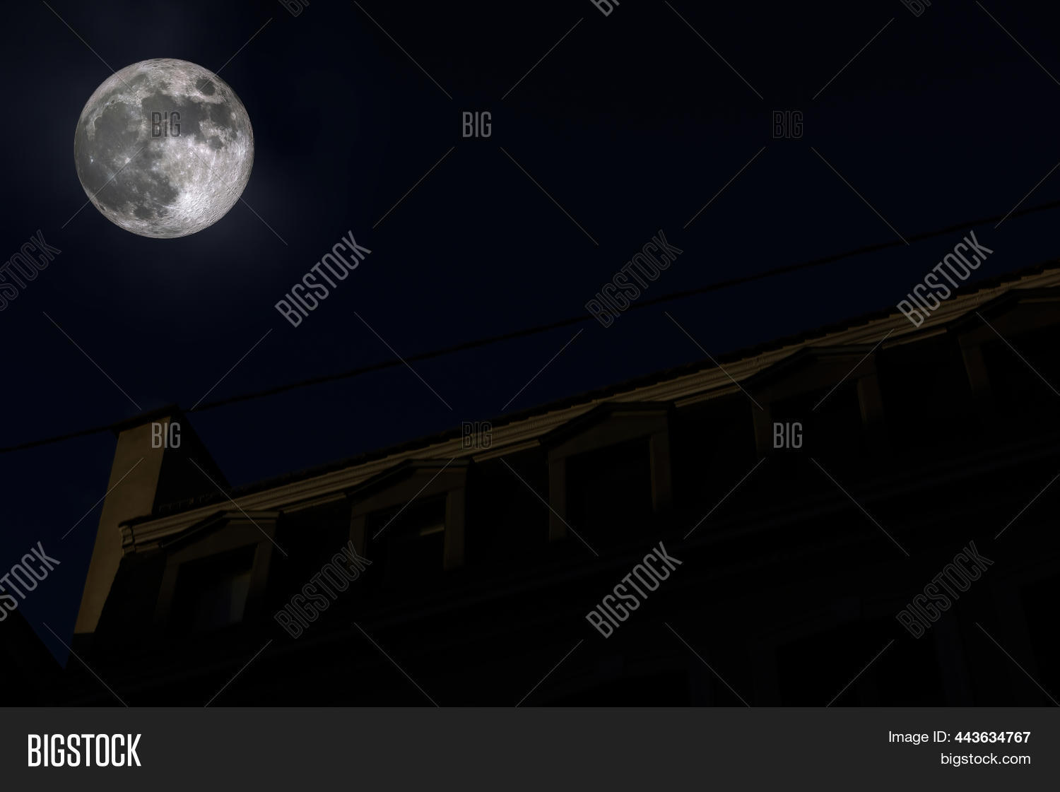 Full Moon Above Image & Photo (Free Trial) | Bigstock
