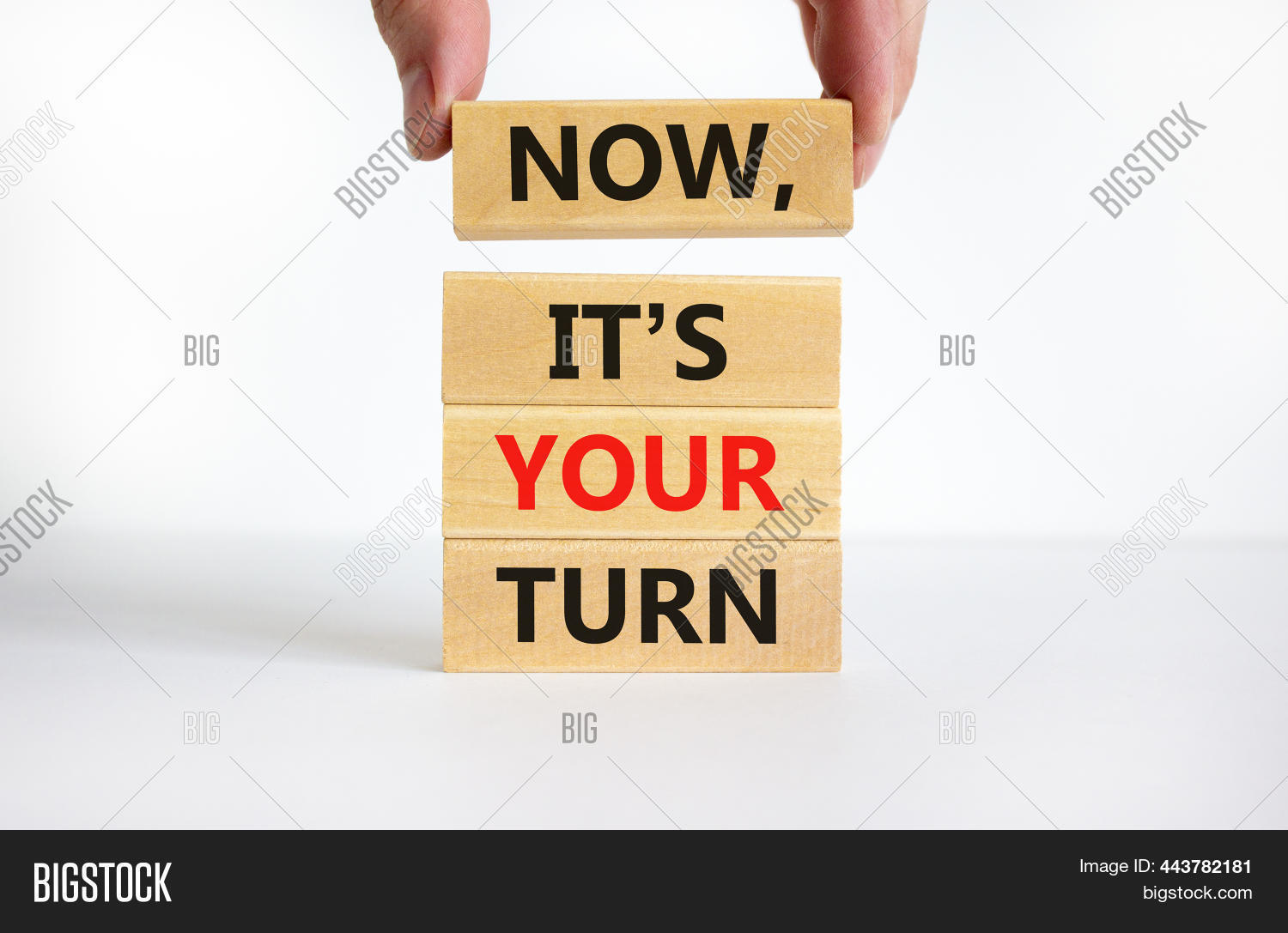 Now Your Turn Symbol. Image & Photo (Free Trial) | Bigstock