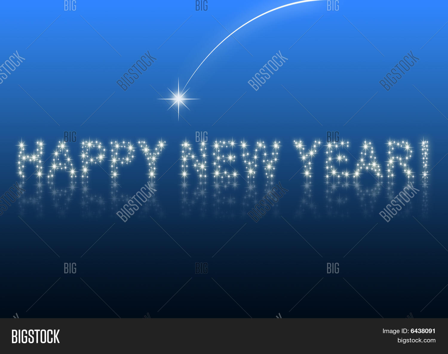 Happy New Year Blue Image & Photo (Free Trial) | Bigstock