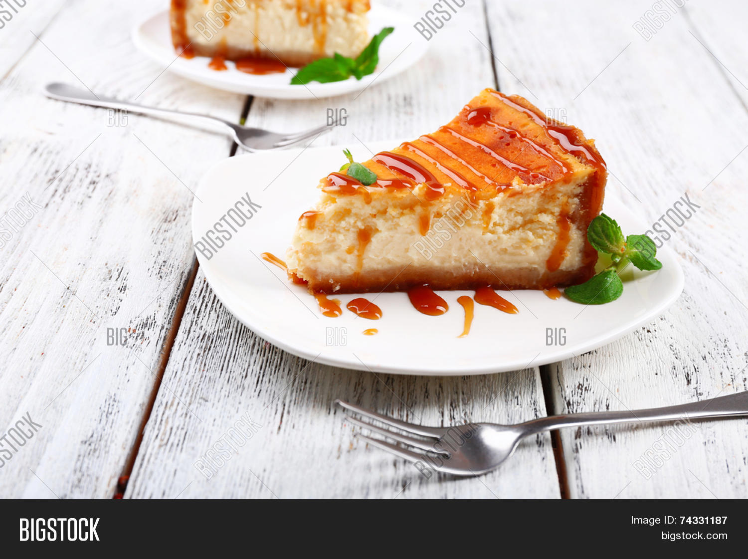 Cheese Cake Plate On Image & Photo (Free Trial) | Bigstock